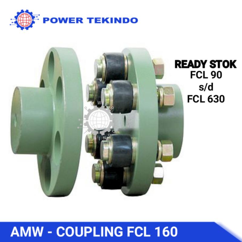 Jual AMW Flexible Coupling FCL 160 Kopling Kopel Couple Dinamo Genset ...