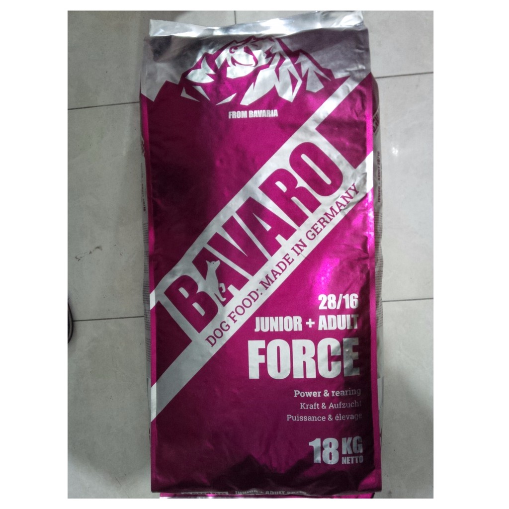 Jual Dog Food Bavaro Force Junior+Adult 18 Kg (Made in Germany) | Shopee Indonesia