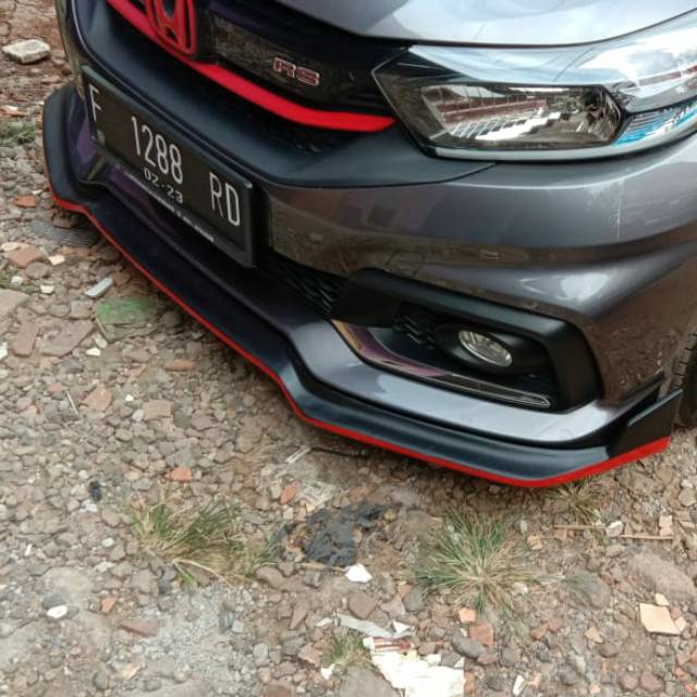Jual Aksesoris eksterior lips bumper depan honda mobilio type R dan RS ...