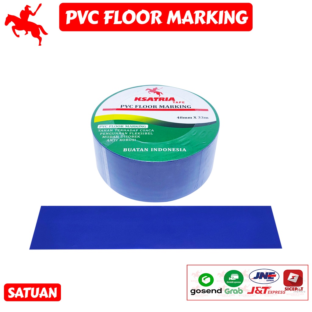 Jual Lakban anti slip/ lakban lantai / OPP Tape / Lakban Printing Pvc Floor Marking / Police ...
