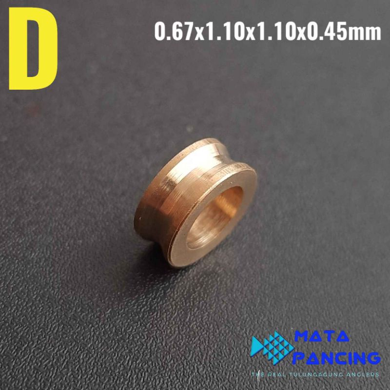 Jual Line roller spare part reel spinning bahan brass kuningan anti ...