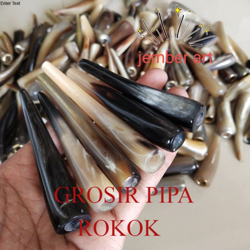 Jual GOSIR Once pipa rokok tanduk kerbau p 7-8 KWALITAS TERJAMIN ...
