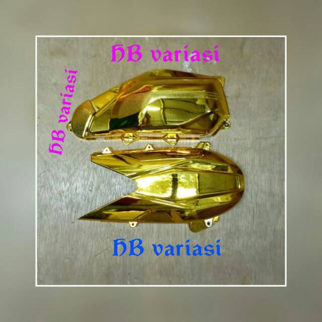 Jual Cover cvt vario 150 terbaru 2018 warna gold | Shopee Indonesia