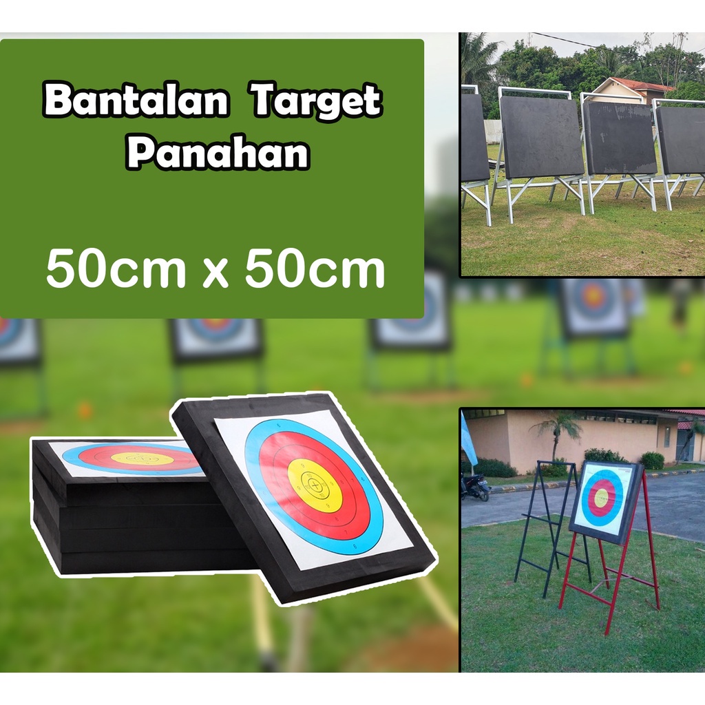 Jual Spon Target Panahan Bantalan Target Panah 50x50cm Eva Archery ...