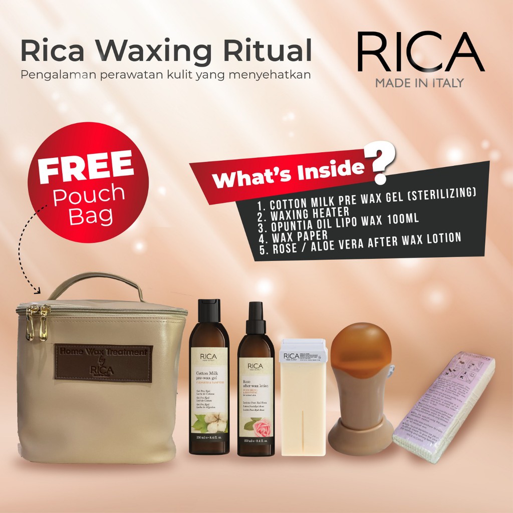 Jual RICA Home Wax Treatment Set (Paket Waxing Lengkap) | Shopee Indonesia