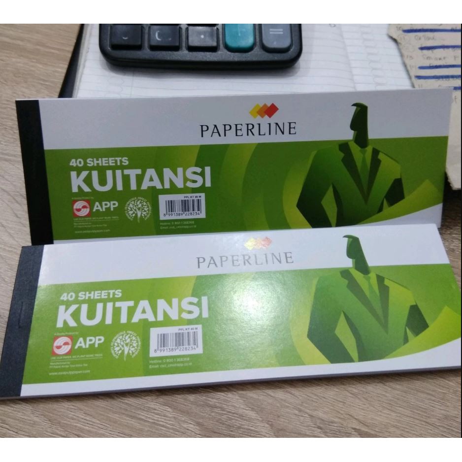 Jual Paperline Kuitansi KT-40 M / Kwitansi Kecil 40 Sheet | Shopee Indonesia