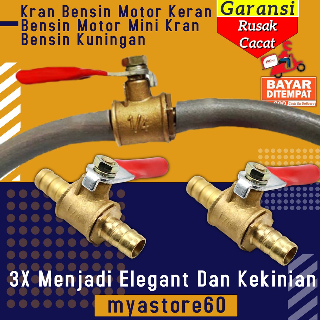 Jual Kran Bensin Motor Keran Bensin Motor Mini Kran Bensin Kuningan aksesoris Variasi Sparepart ...