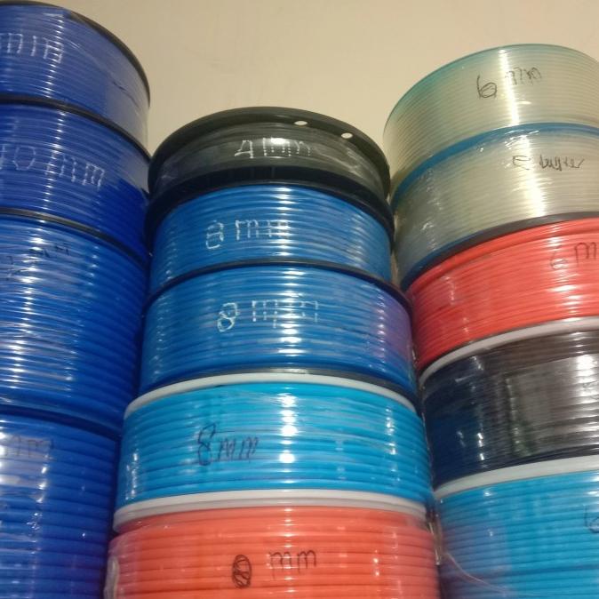 Jual selang pu selang angin selang pneumatic 4mm 6mm 8mm 10mm 12mm 14mm ...