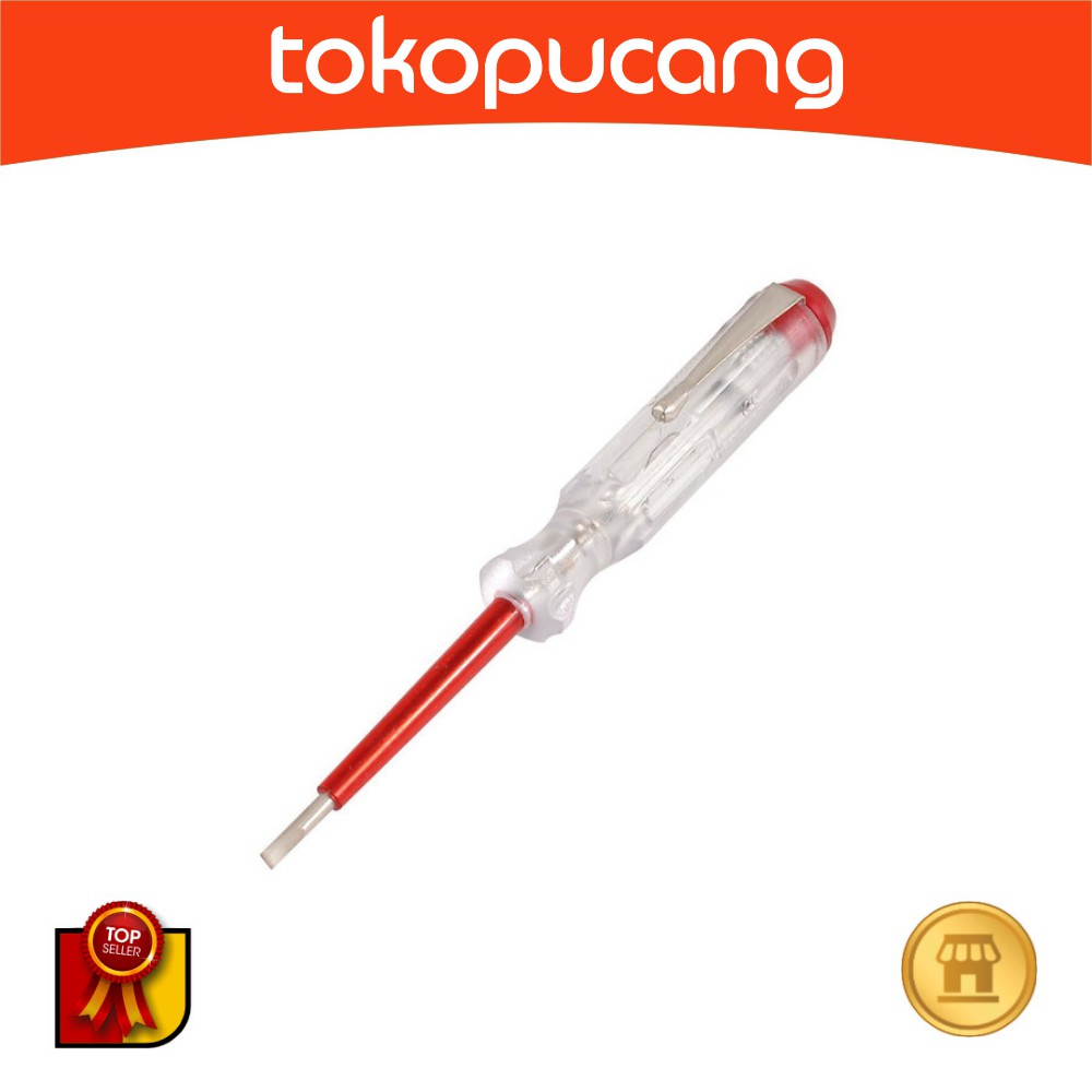 Jual Tespen Test Pen Alat Tes Listrik Obeng Kelistrikan Test Pen Merah ...