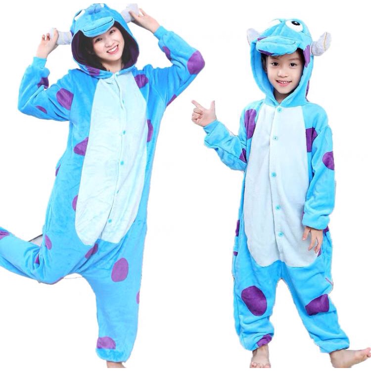 Jual KOSTUM ONESIE SULLEY SULLIVAN MIKE ANAK PIYAMA COSPLAY PESTA ...