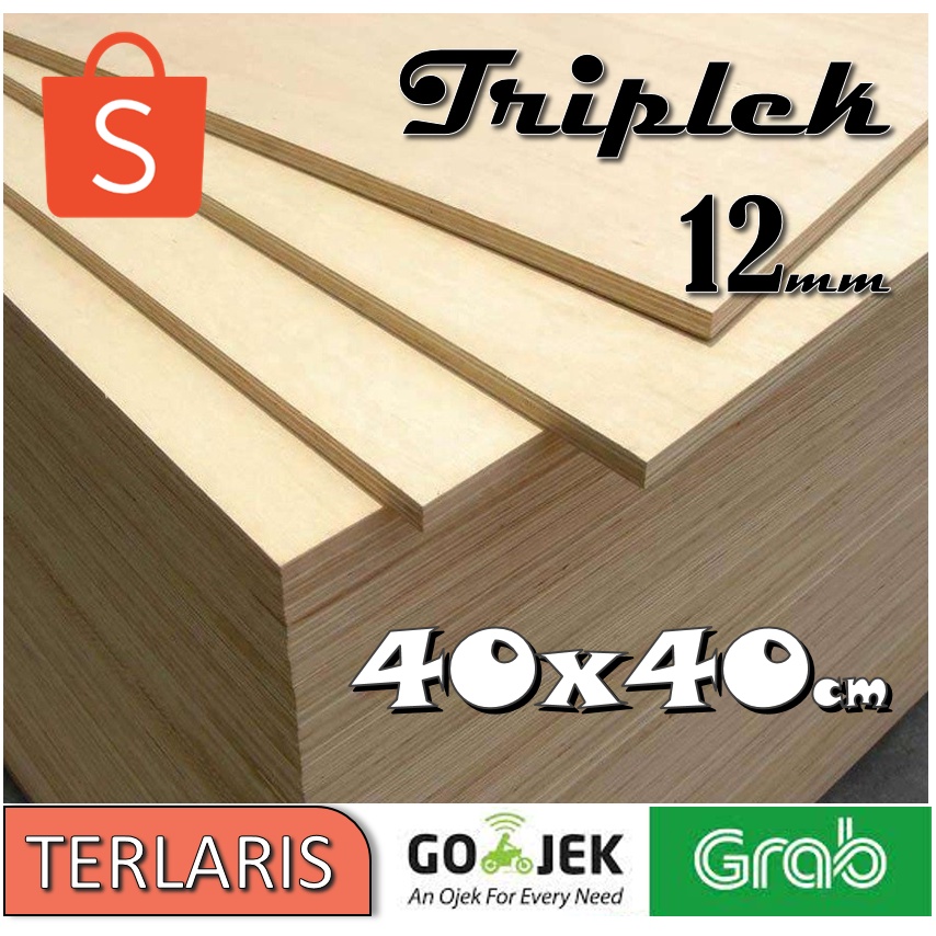 Jual Triplek 12mm Ukuran 40x40 cm | Multiplek 12 mm 40x40cm | Shopee Indonesia