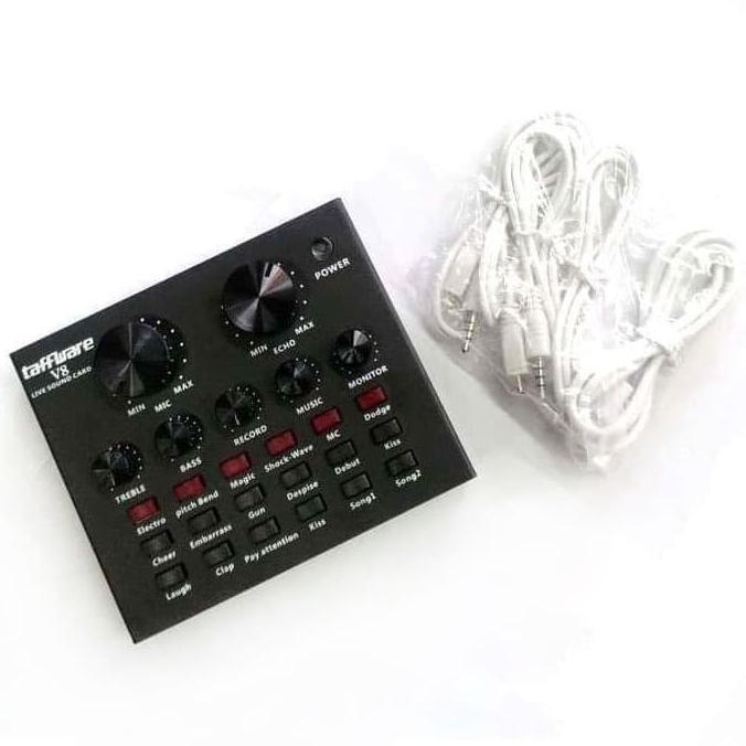Jual Sound Card V8 Mixer External Soundcard Live Broadcast | Shopee ...