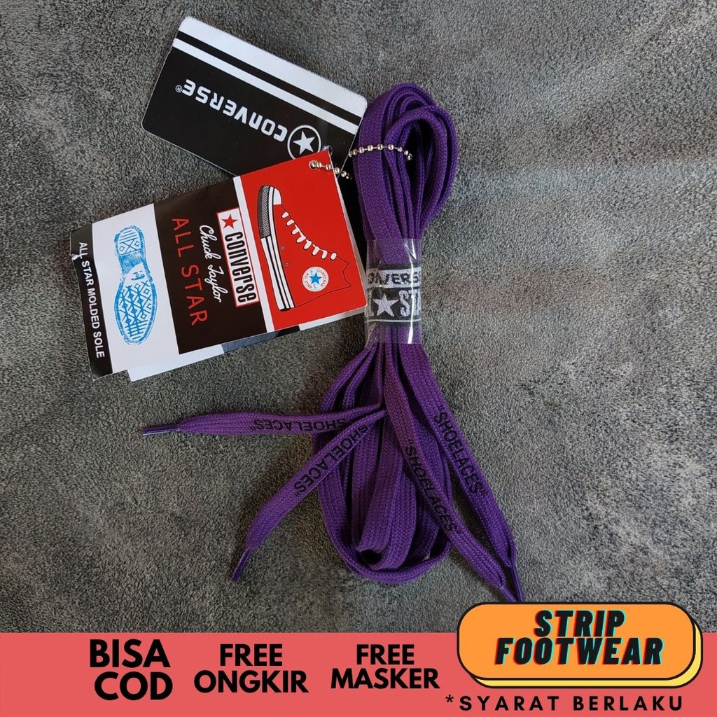 Jual TALI SEPATU CONVERSE 70S FLAT PIPIH SHOELACES ORIGINAL/ TALI SEPATU SNEAKERS PANJANG 110 ...