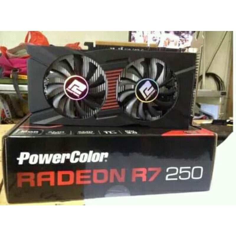 Jual vga powercolor R7 250 2gb gddr5 | Shopee Indonesia