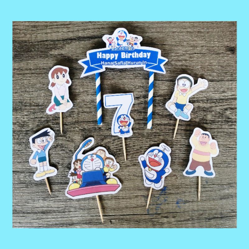 Jual topper cake doraemon | Shopee Indonesia