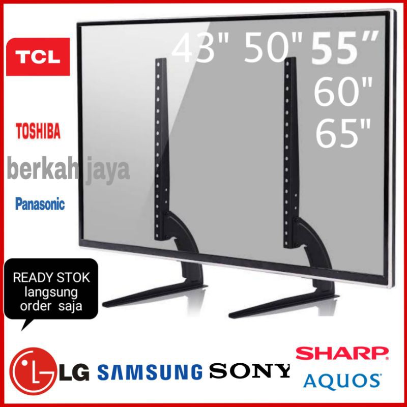 Jual kaki tv bawaan kaki tv meja kaki tv universal kaki tv led lcd ...