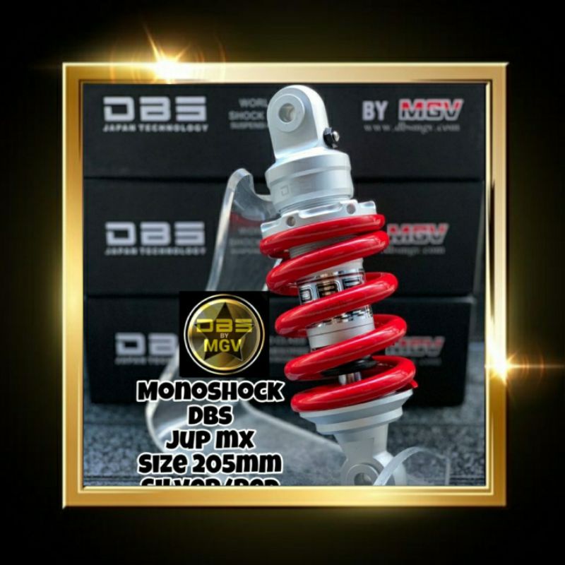 Jual Shockbreaker mono shock jupiter mx 135 - mx king 205mm monoshock DBS original | Shopee ...