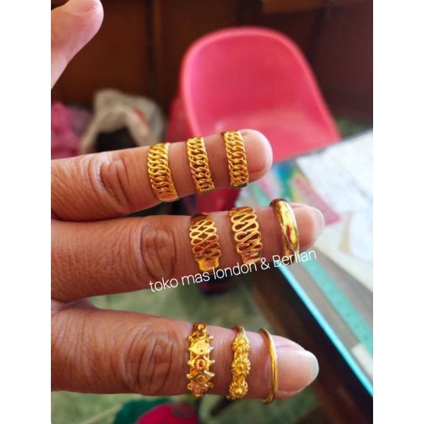 Jual Cicin Terbaru Mas London 24K Kadar 99,99%. | Shopee Indonesia