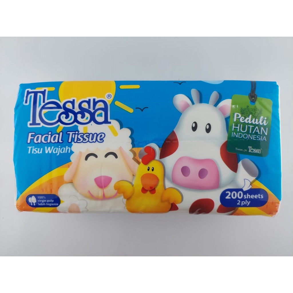 Jual TESSA FACIAL TISSUE 200 SHEETS 2 PLY | Shopee Indonesia