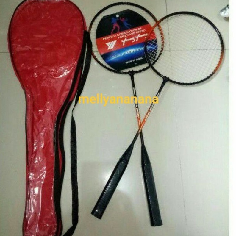 Jual Raket badminton murah raket murah set raket tas raket isi 2pcs ...