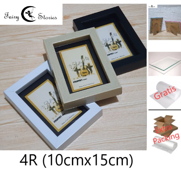 Jual Bingkai Foto Frame Foto 4R ( 10cm x 15cm ) Min.2pcs Minimalis ...