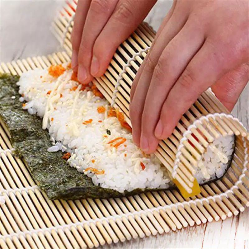 Jual Sushi Rolling Bambu Roller Bahan Dapur Sushi Kimbap Maker Kit Mold ...