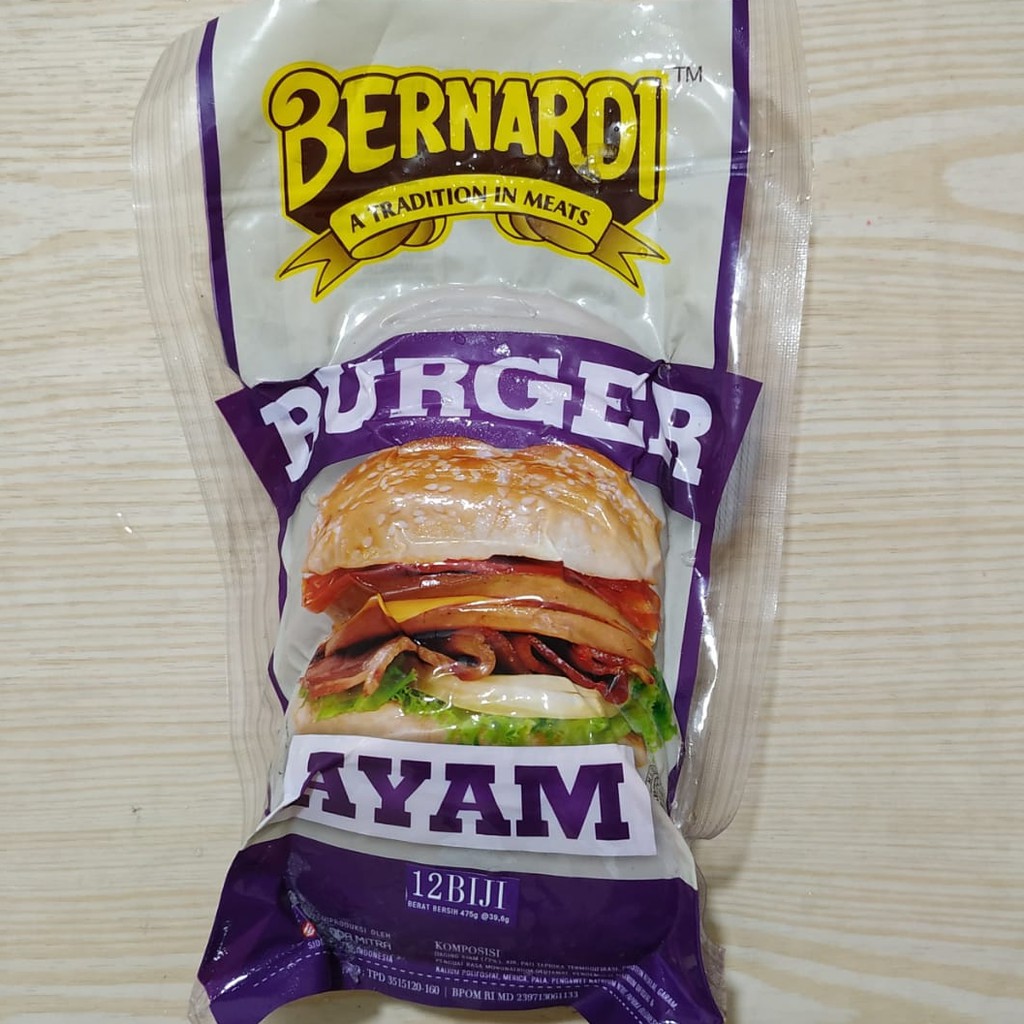 Jual BERNARDI BURGER AYAM IS 12 MURAH | Shopee Indonesia