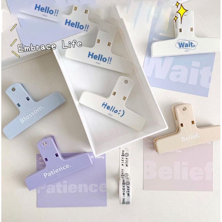 Jual [HARU] Pastel Magnetic Paper Clip Aesthetic Clipper Klip Kertas ...