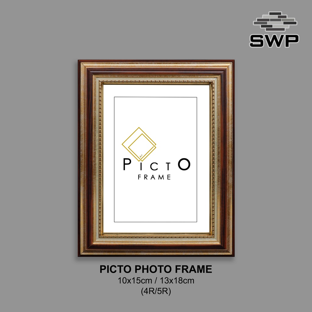 Jual SWP Bingkai Foto Frame Pigora 5R / 4R Maroon 3216-ZD-1756 | Shopee ...