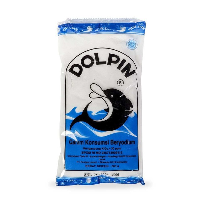 Jual GARAM HALUS BERYODIUM DOLPHIN 250 GRAM (1 pcs) | Shopee Indonesia