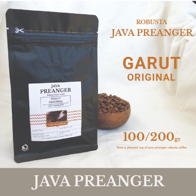 Jual Robusta Java Preanger Garut Original Kopi Bean, Bubuk 100-200gr ...