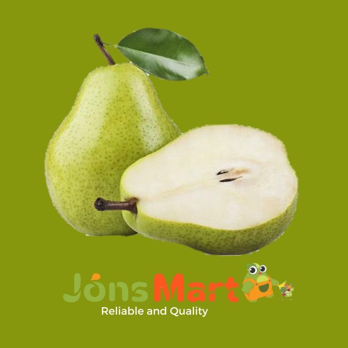 Jual JonsMart Buah Pear Pachkam / Pir Jambu / Pir Hijau manis dan ...