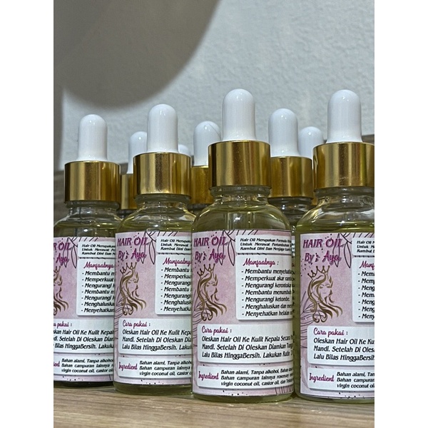 Jual HAIR OIL BY: AYA (haircare) 100% bahan alami | Shopee Indonesia