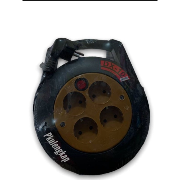 Jual KABEL ROLL BOX WARNA DX-10 4 LOBANG+KABEL+ LAMPU INDIKATOR DEXTA ...