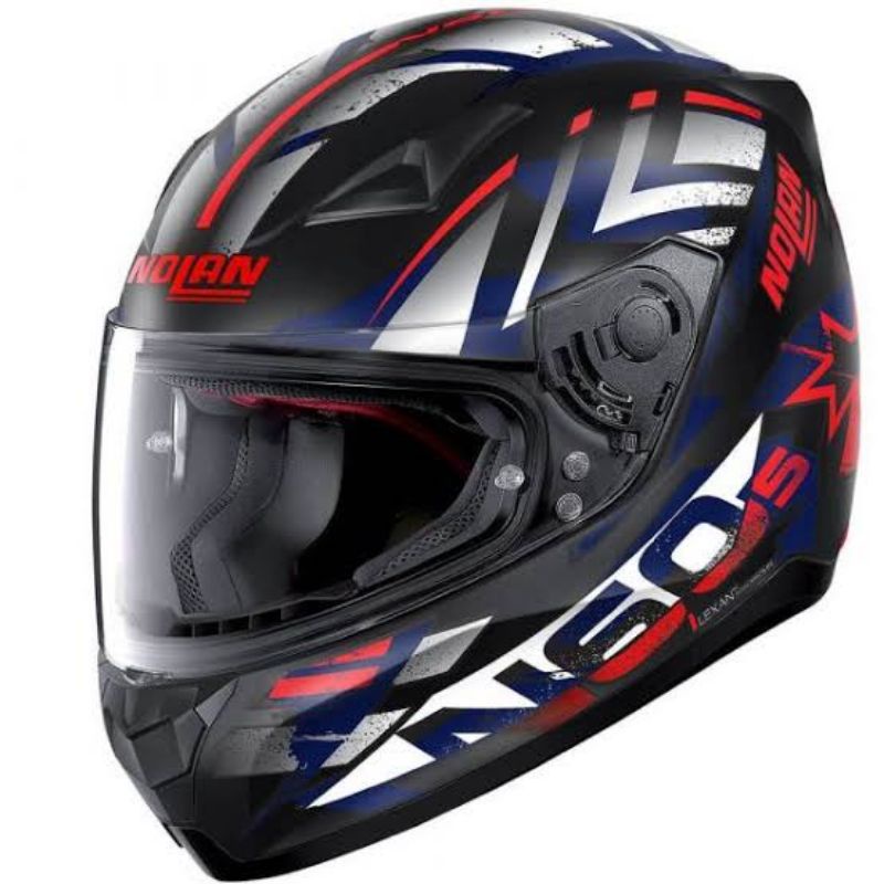 Jual Helm Full Face Nolan N60.5 Secutor 071 Flat Black SNI N605 N 605 N ...
