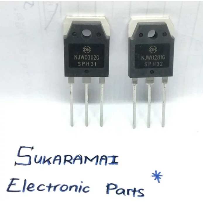 Jual TRANSISTOR NJW0302G NJW0281G / NJW 0302G NJW 0281G / NJW0302 NJW0281 SET | Shopee Indonesia