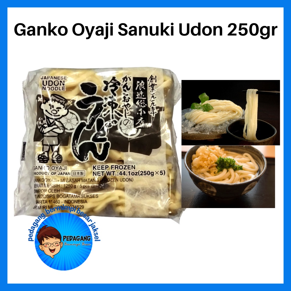 Jual Ganko Oyaji Sanuki Udon 250gr | Udon Jepang | Frozen Udon | Shopee ...