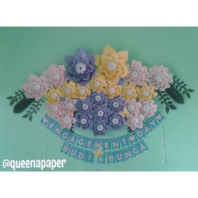 Jual Paper flower 25 bunga & flag | Shopee Indonesia