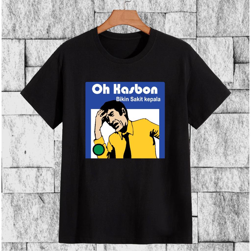 Jual Kaos Distro Pria TShirt Pria Kaos Pria OH KASBON BF - DTF088 ... Jual Kaos Distro Pria TShirt Pria Kaos Pria OH KASBON BF - DTF088 ...