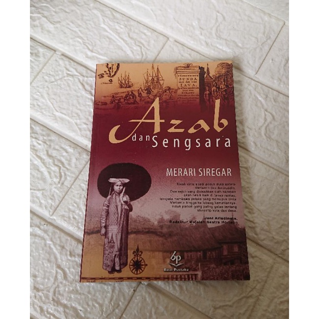 Jual Novel Sastra AZAB dan SENGSARA (Buku Referensi dan Pengayaan, Non ...