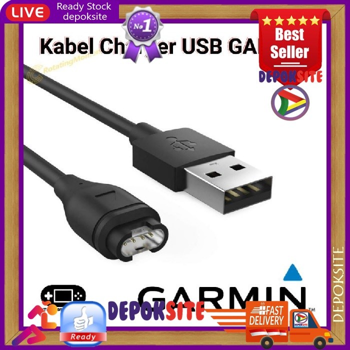 Jual USB Charging Data Charger Forerunner 45 Cord For Garmin Forerunner ...