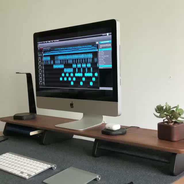 Jual Stand Monitor Aesthetic, Meja Monitor keren, Stand Laptop, Dudukan ...