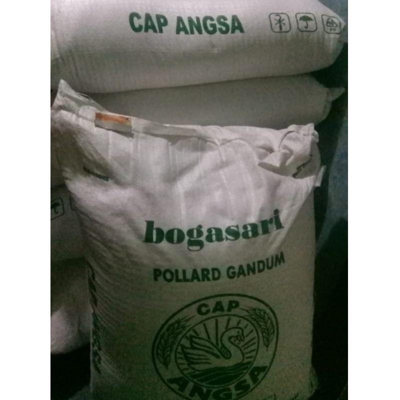 Jual pollard Gandum Pakan Hewan Ternak Unggas Cap Angsa 2Kg | Shopee ...
