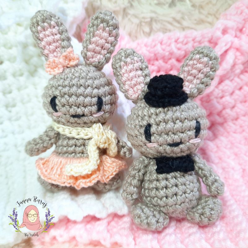 Jual Boneka rajut couple 9cm Amigurumi | Shopee Indonesia