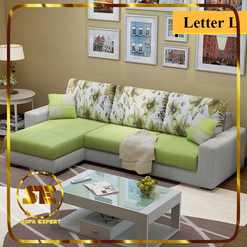 Jual SOFA RUANG TAMU MINIMALIS MODERN ELEGAN 05 LETTER L | Shopee Indonesia