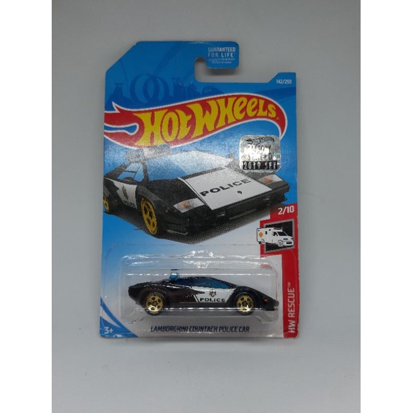 Jual Hot Wheels Lamborghini Countach Police Car | Shopee Indonesia