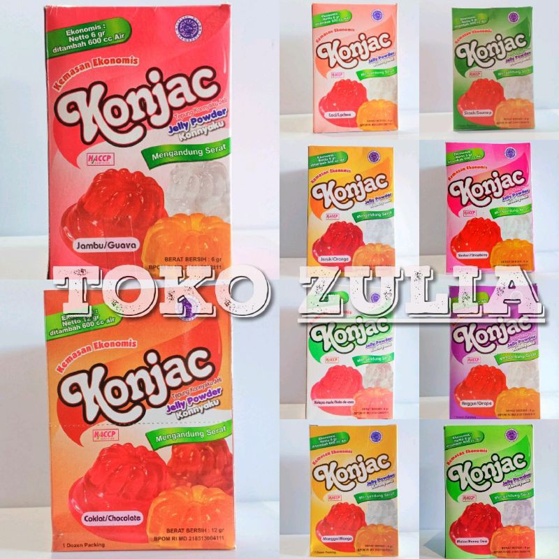 Jual KONJAC JELLY POWDER PACK ISI 12 PCS | Shopee Indonesia