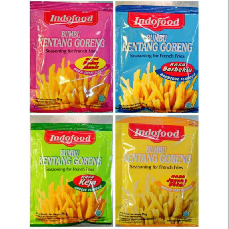 Jual Indofood bumbu kentang goreng 25gr | Shopee Indonesia