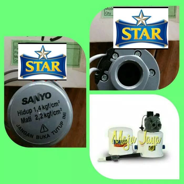 Jual [READY] Otomatis Pompa Air Sanyo Jet Pump 250 Tangki Shimizu Pc ...
