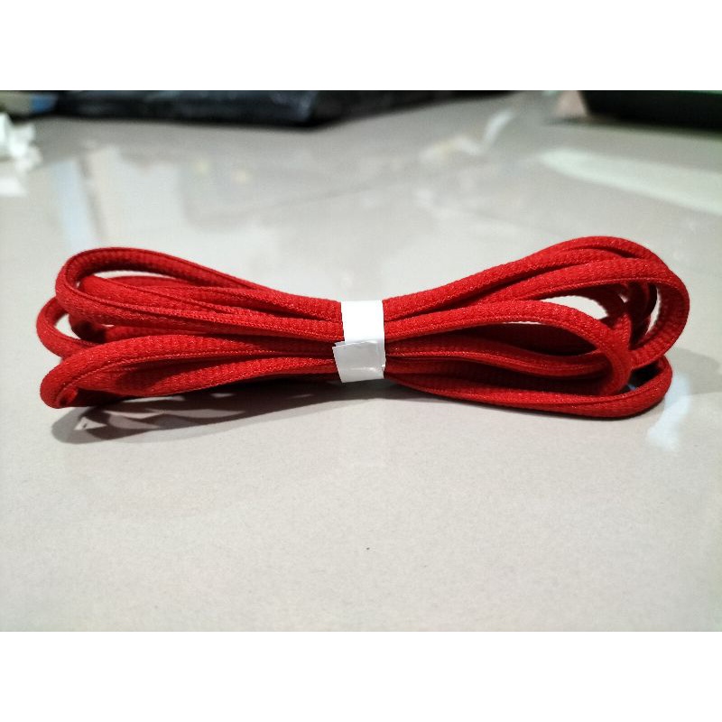 Jual SHOE LACE TALI SEPATU BULAT OVAL TEBAL 100CM MERAH HIJAU BIRU UNGU ...